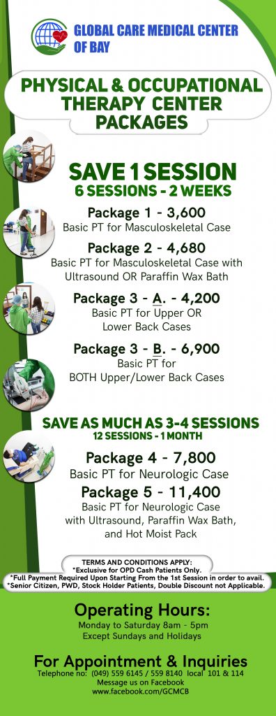 Packages Archives - Global Care Medical Center of Bay